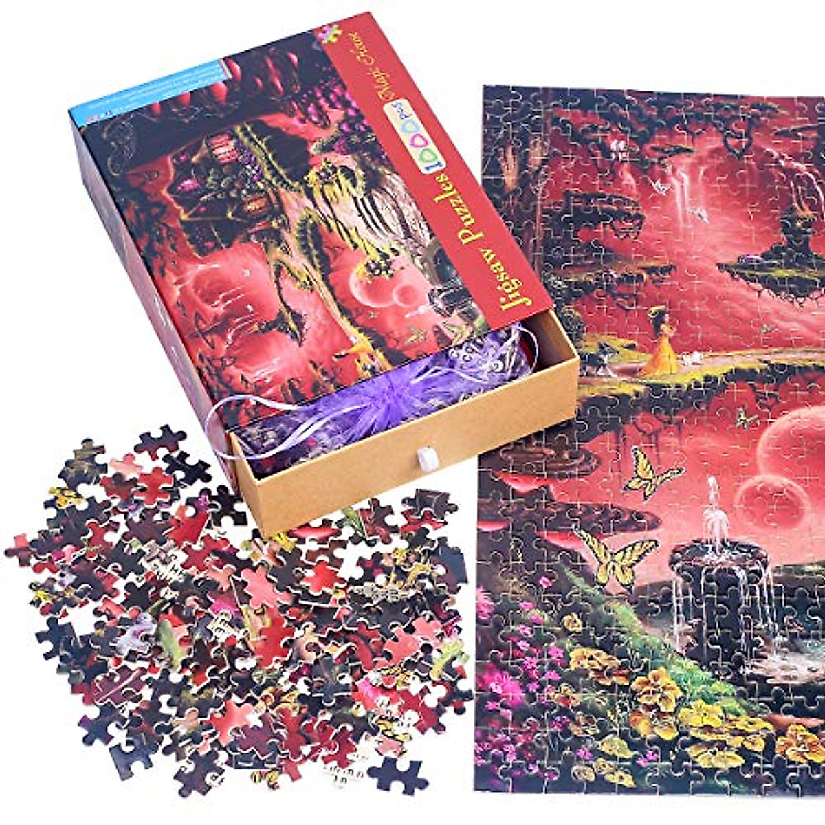 Ingooood- Jigsaw Puzzle 1000 Pieces for Adult- Fantasy Series- Magic House_IG-0585 Entertainment Wooden Puzzles Toys