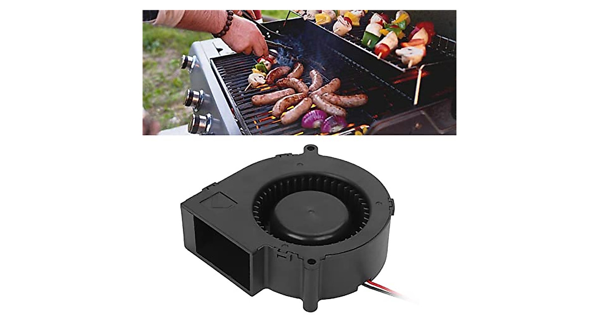 Joyzan BBQ Fan 12V Turbo Blower for Charcoal & Cooking