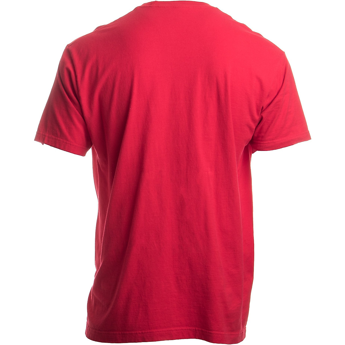 Santa Claus Costume | Jumbo Print Novelty Christmas Holiday Humor Unisex T-Shirt-Adult,XL Red