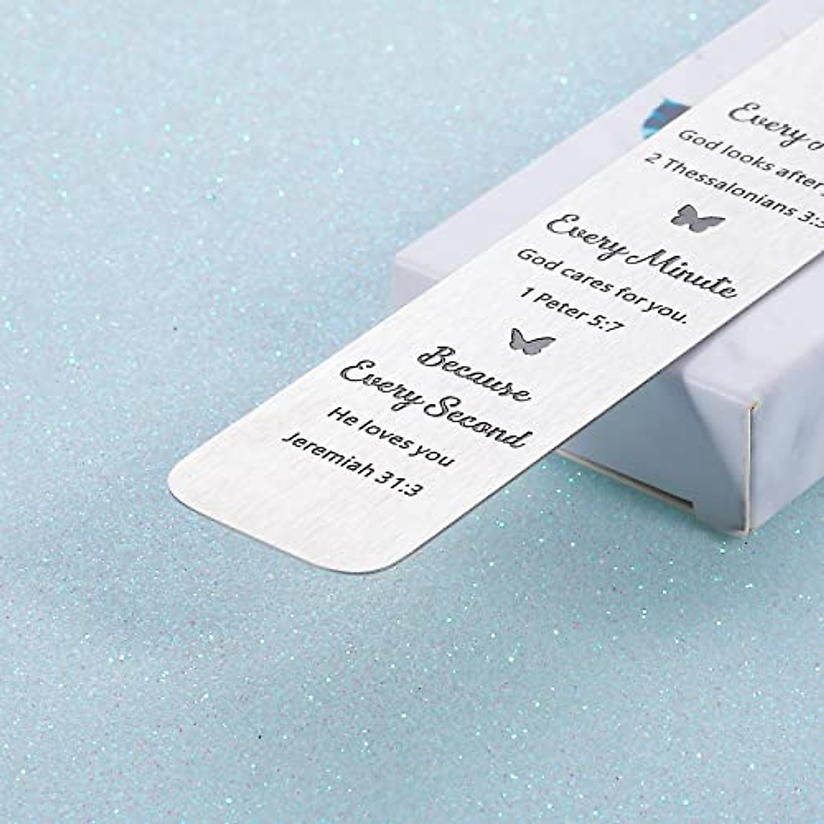 Inspirational Religious Gifts for Women Men Teens Girls First Communion Christening Gifts for Goddaughter Godson Coworkers Christmas Gifts for Son Daughter Girlfriend Bookmark Gifts for Friends Her