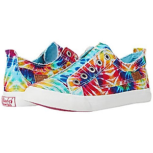 Blowfish Malibu Girls Play-k Sneaker, Rainbow Tie Dye, 2 Little Kid US
