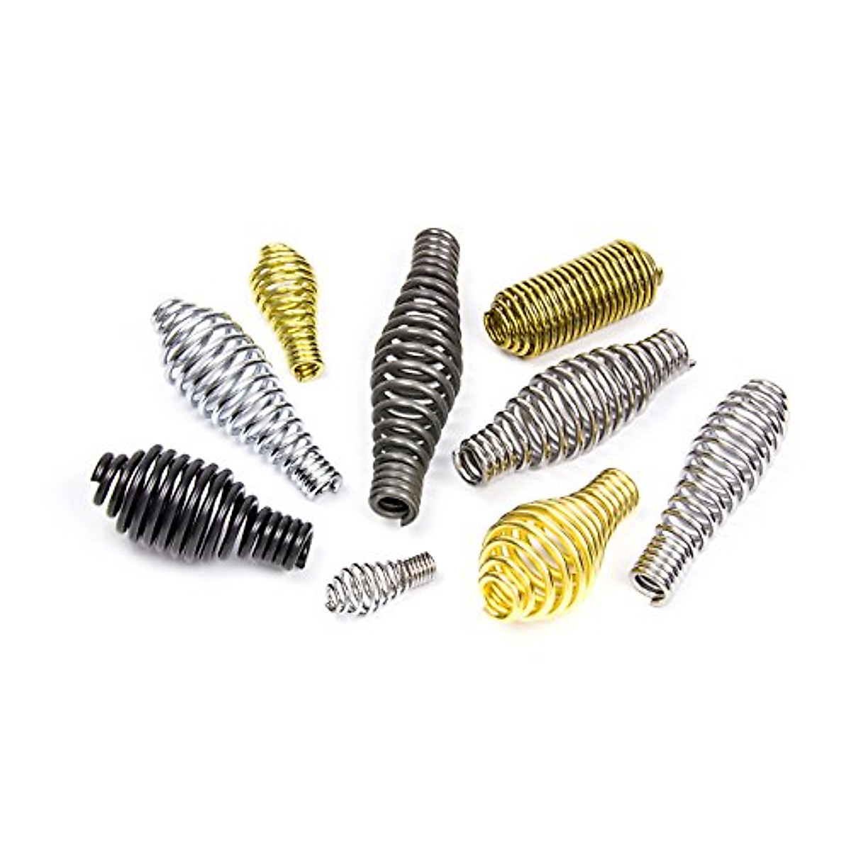 Spring Stove Handle, Chrome Finish, tapered at one end. Max Diameter: 1-1/2", Length: 4-1/4", Fits 3/8" rod. For use with BBQ Grills, Smokers, Furnaces, Coal/Wood/ Pellet Stoves, Boilers.