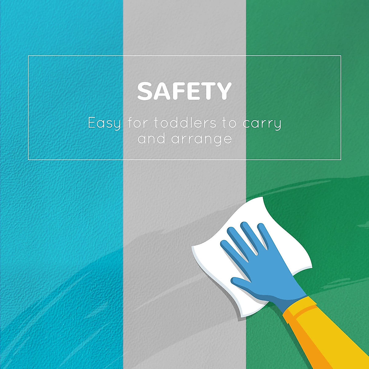 Soozier 5 Piece Climb and Crawl Activity Play Set, Baby Soft Play Set, Foam Climbing Blocks for Toddlers, Kids Preschooler Indoor Play Equipment Multicolor