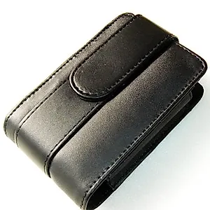 BDX0301 New premium quality leather black camera case for sony DSC—WX1