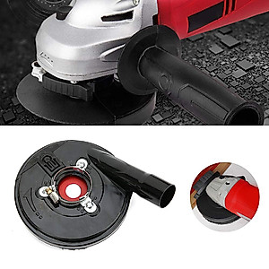 4.9in Angle Grinder Dust Cover, Adjustable Angle Grinder Dust Shroud Kit with Grinding Wheel and Wrench for 125/150 Diamond Grinding Disc