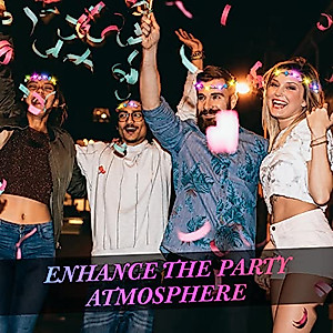 180 Pieces LED Flower Crown Headbands Bulk Multicolor Light up Floral Wreath Crowns Flower Hair Garlands Headdress Crowns for Women Girls Hair Accessories Wedding Holiday Festival Christmas Party