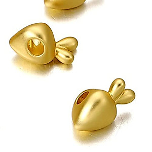 15pcs 2mm Mixed Zinc Alloy Pore Beads Loose Spacer Beads Metal Beads for Jewelry Making DIY Loose Beads