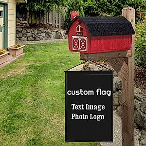 Custom Flag 12x18 In Personalize Add Your Text Photo Image Or Logo Customized Room Dorm Street Yard Garden Decoration Flags