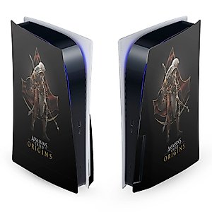 Head Case Designs Officially Licensed Assassin's Creed Bayek Crest Origins Character Art Vinyl Faceplate Sticker Gaming Skin Decal Cover Compatible With Sony PlayStation 5 PS5 Disc Edition Console