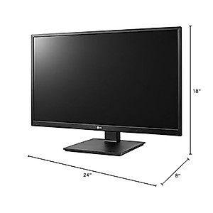 LG 24BK550Y-B, Black 24" 5ms (GTG) 1920 x 1080, FHD IPS Display, Mini PC MOUNTING Capabilities Built-in 1.2W 2ch Stereo Speakers (Renewed)