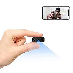 Rettru Spy Camera Hidden Camera WiFi Small Camera Mini Camera Spy Wireless Mini Spy Camera Nanny Cam Hidden Video Cam Secret Samera Spy Surveillance Camera Full HD