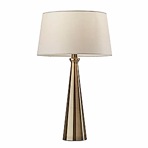 Adesso Home SL1141-21 Transitional Table Lamp (Set of 2) from Lucy Collection Finish, 13.00 inches, E26 Medium Base, Antique Brass, 2 Count