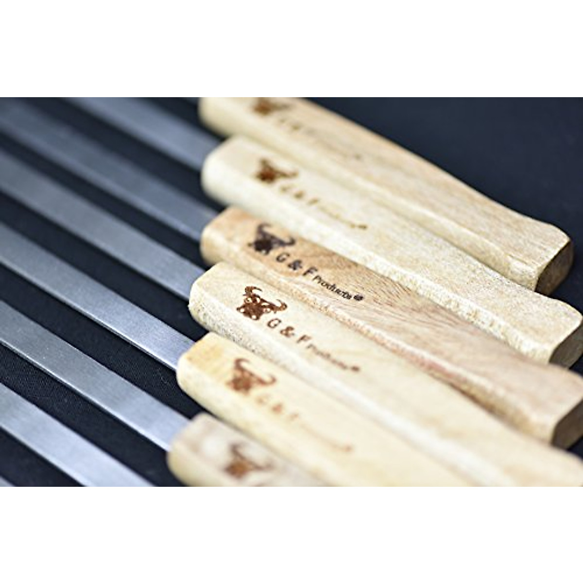 G & F Products FBA_25618 BBQ Kabob skeer, silver