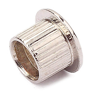 6 Pieces Nickel Plating Guitar Tuner Conversion Bushings Adapter Ferrules suit for Vintage Guitar