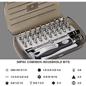 32-in-1 Precision Screwdriver Set, Mini Screwdriver Set Tool Kit, Non-Slip Handle Magnetic Screwdriver Set for DIY Enthusiasts, Screwdriver Bit Set for Computer, Laptop, Phone, Watch, Electronic