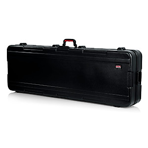 Gator Cases Molded Flight Case for Deep 88-Note Keyboards with TSA Approved Locking Latches and Recessed Wheels; (GTSA-KEY88D)
