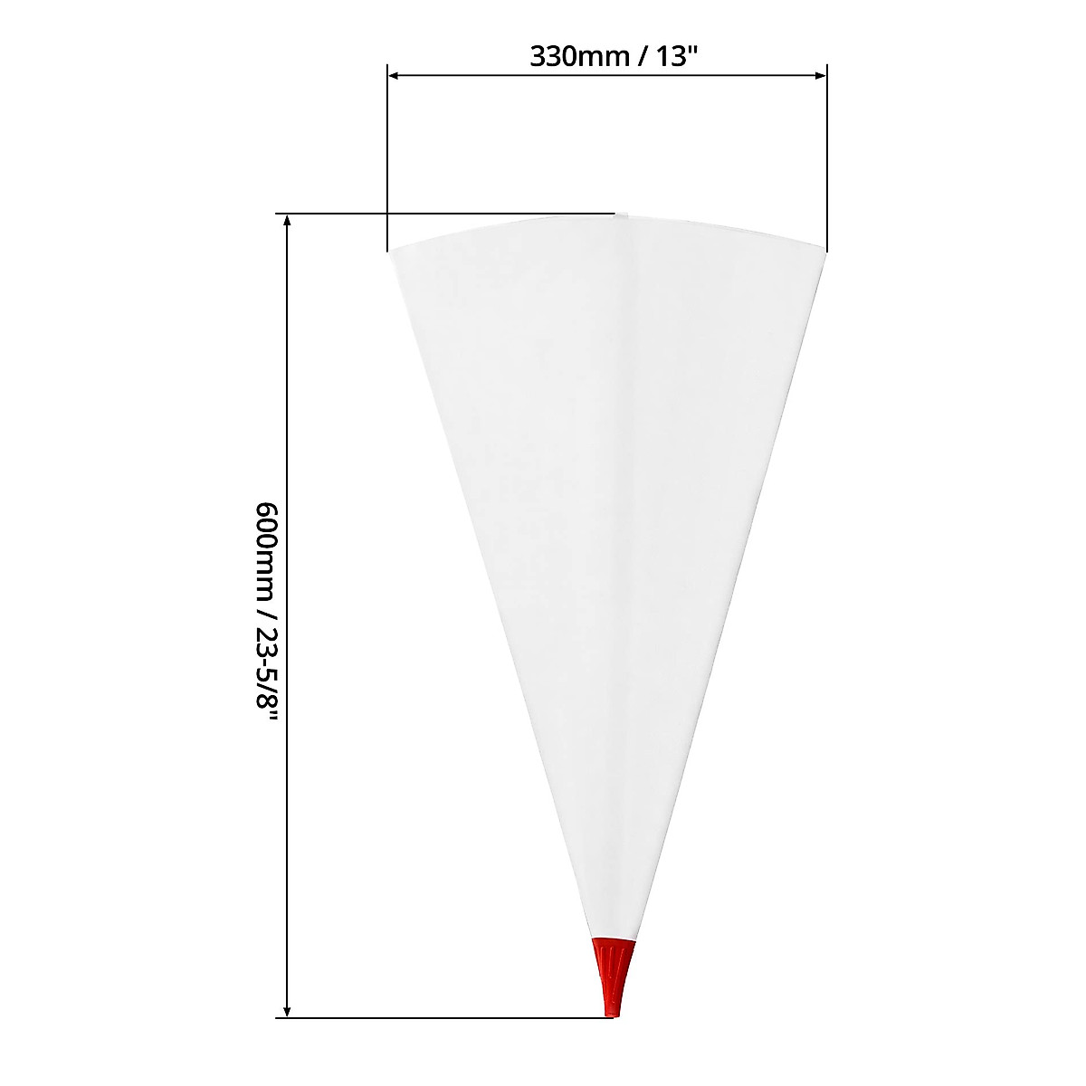 QWORK Tile Grout Masonry Mortar Bag, 3 Pack 13" by 24" Heavy Duty Tip Tear Puncture Resistant Vinyl Piping Tool Cement Sealer Bag