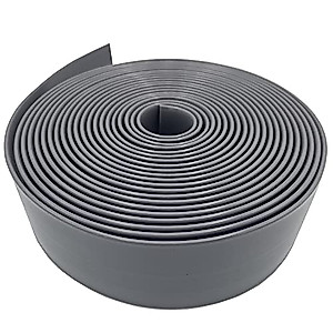 LukLoy 50ft Long Vinyl Straps for Patio Chairs Repair 2" Wide Patio Furniture Replacement Straps, Grey