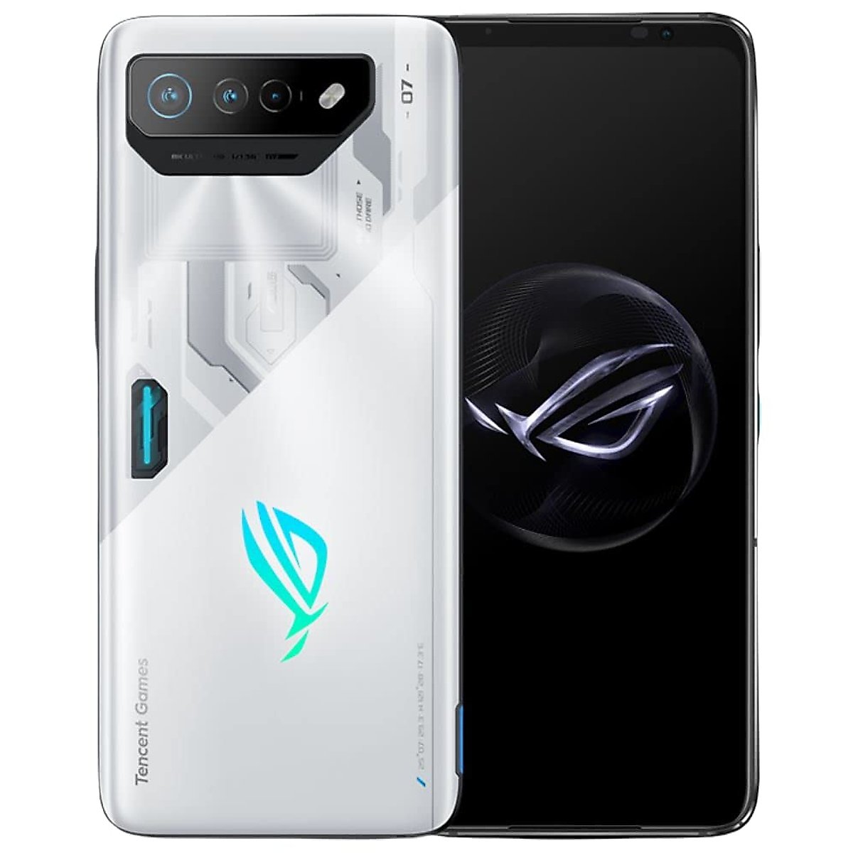 ASUS ROG Phone 7 5G Dual 256GB 8GB RAM Factory Unlocked (GSM Only | No CDMA - not Compatible with Verizon/Sprint) Tencent Version - White
