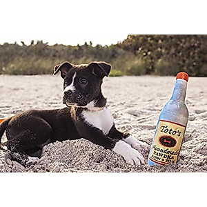 Nestpark Toto's Dog Toy - Funny Dog Toys - Plush Squeaky Crinkle Toys for Medium, Small and Large - Cute Dog Gifts for Dog Birthday - Cool Stuffed Dog Toys