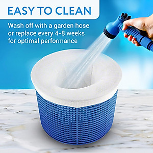 Impresa Products 20-Pack of Pool Skimmer Socks - Excellent Savers for Pool Filters, Baskets, and Skimmers - The Ideal Sock/Net/Saver to Protect Your Inground or Above Ground Pool