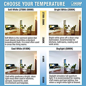 Feit Electric - Plug-N-Play LED Fluorescent Tube Replacement Frost 5000K 2 Foot Light Bulb (T24/850/LED)