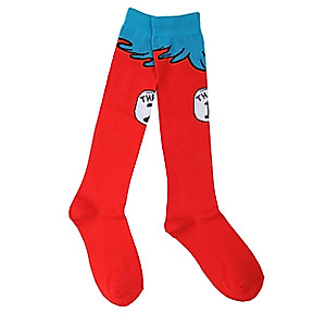 elope Dr. Seuss Thing 1 & 2 Costume Socks for Kids