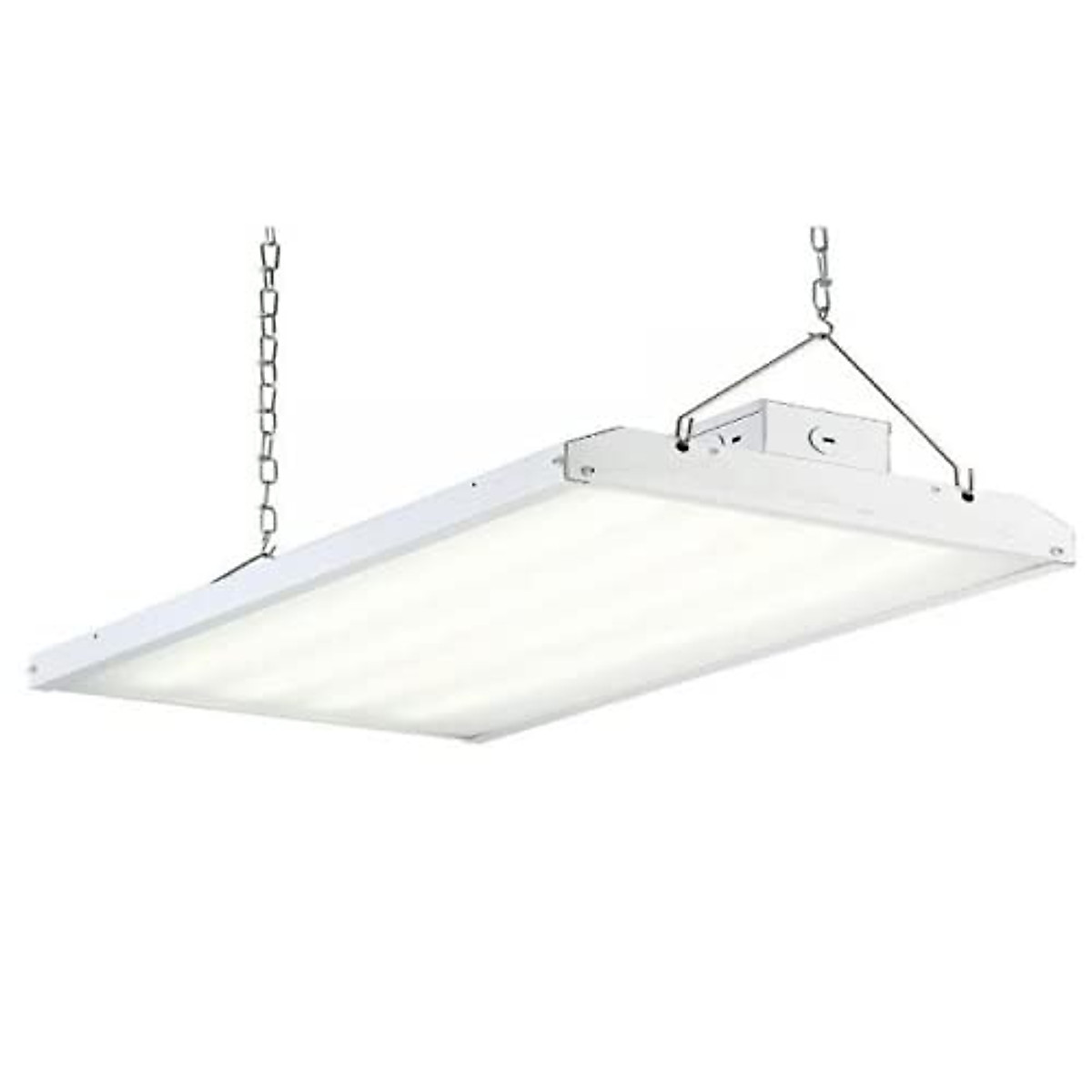 LeadLumens 4Pack 2ft 265w LED High Bay Shop Light,Dim 0-10V, 37100Lm-120277V- 5000K LED Shop Lights, Industrial Grade High Bays (2FT-265W/4Pack), White