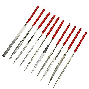 BIGTEDDY - Diamond Needle Nut Guitar Fret File Set Hole Slot Filing Guitar Repair Luthier Jewelers Jewelry Making Tool