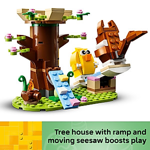 LEGO Spring Animal Playground Building Toy - Pretend Play Set with Squirrel and Bird Figure for Boys and Girls, Ages 8+ - Easter Basket Gift for Kids - 40709