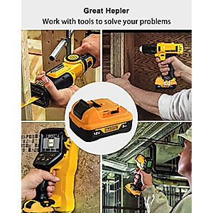 COMRGIKE 2Pack 12V 3.0Ah Battery Replacement for Dewalt 12V Battery DCB123 DCB127 DCB122 DCB124 DCB121 Compatible with Dewalt 12V Tools