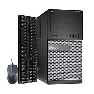 Dell Optiplex 7010 Tower Desktop Computer, Intel i7-3770 Upto 3.9GHz, HD Graphics 4000 4K Support, 16GB RAM, 2TB SSD, DisplayPort, HDMI, DVD, AC Wi-Fi, Bluetooth - Windows 10 Pro (Renewed)