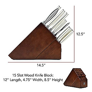 J.A. Henckels International 16 Piece Forged Accent Off-White Knife Block Set