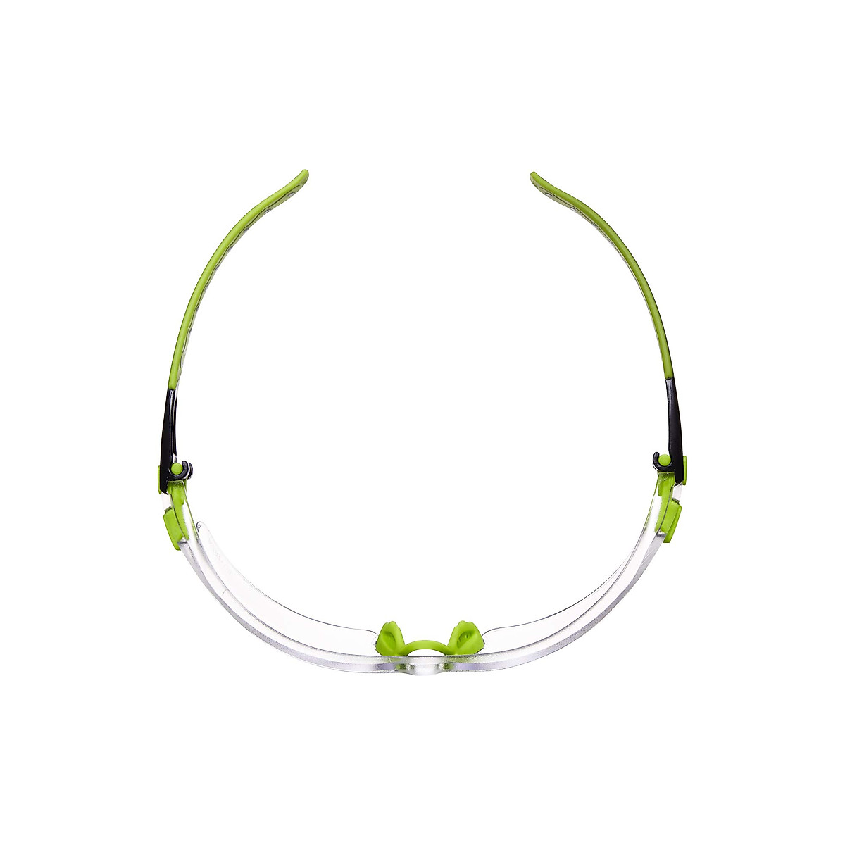 Allen Company All-in Youth Shooting Safety Glasses - Eye Protection for Boys and Girls - Soft Padded Nose and Temple - Clear Lenses - ANSI Z87.1+ and CE Rated - Green/Black