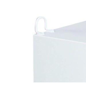 Jobox Crescent 100 Gallon White Rectangular Steel Liquid Transfer Tank for Trucks - 484000