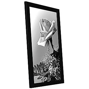 Americanflat 12x18 Poster Frame in Black - Composite Wood with Polished Plexiglass - Horizontal and Vertical Formats for Wall with Included Hanging Hardware