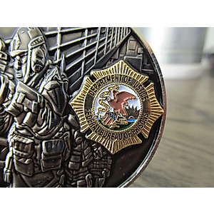 Federal Bureau of Prisons Special Operations Response Team Dept of Justice Challenge Coin