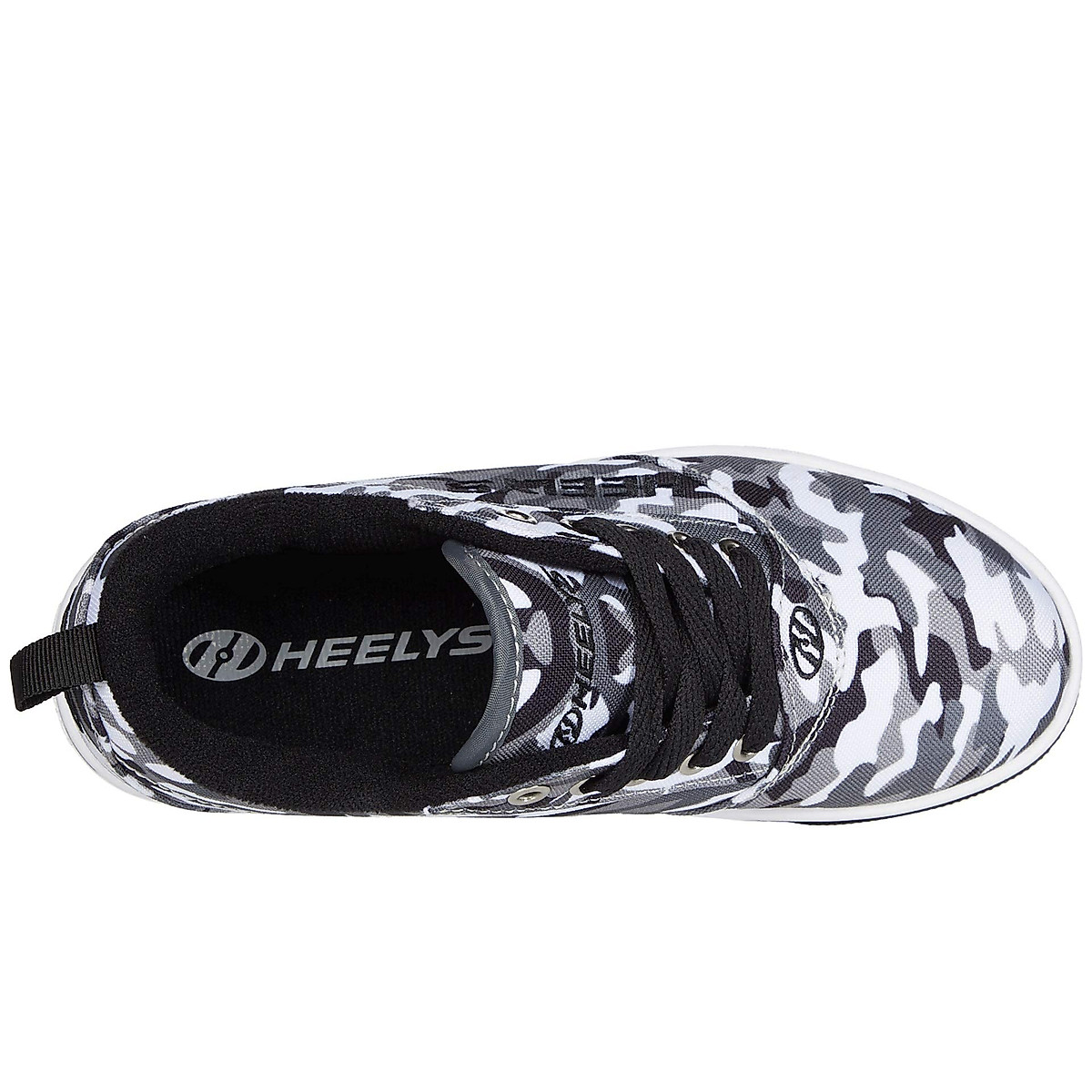 HEELYS Boy's Pro 20 Prints (Little Kid/Big Kid/Adult) Charcoal/Grey/Camo 2 Little Kid M