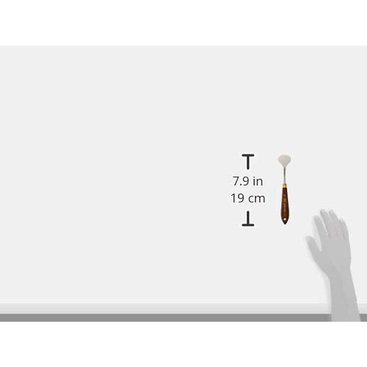 RGM New Age Collection Painting Knife, #031 (RGART031), White