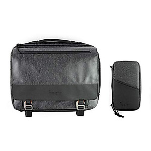 ETCHR Art Satchel & Field Case Duo - The Ultimate Art Supply Organizer - Stylish Art Bag - Vegan-Friendly Artist Bag - Field Bag & Art Case - Art Supply Bag - Artist Backpack & Field Pack Combo