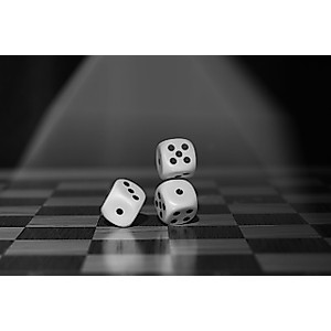 Set of 20 Round-Corner 6-Sided Cube Game Dice - Perfect for Yahtzee, Scribbage, Craps, Liar's dice, Farkle, and Much More - A Game-Night Must-Have - Black Duck Brand!