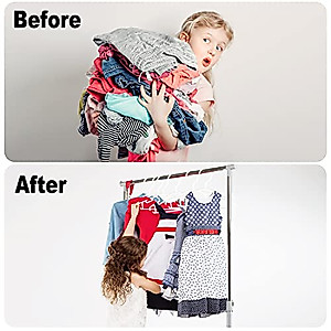 Baby Hangers for Closet - Kids Hangers - Toddler Hangers Childrens Hangers Kids Coat Hangers White (20 Pack)