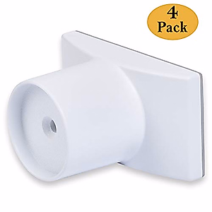 Wall Nanny Extender - 4 Inch Baby Gate Extension Guard (Made in USA) Extends Pressure Mounted Gates - Protects Walls, Stabilizes Gate, for Child, Pet Gate & Dog Gate, Protector Works on Stairs, 4 Pack