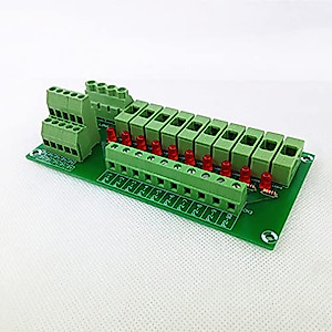 Fuse Module,10 Position Fuse Panel Mount Power Distribution Module Board.