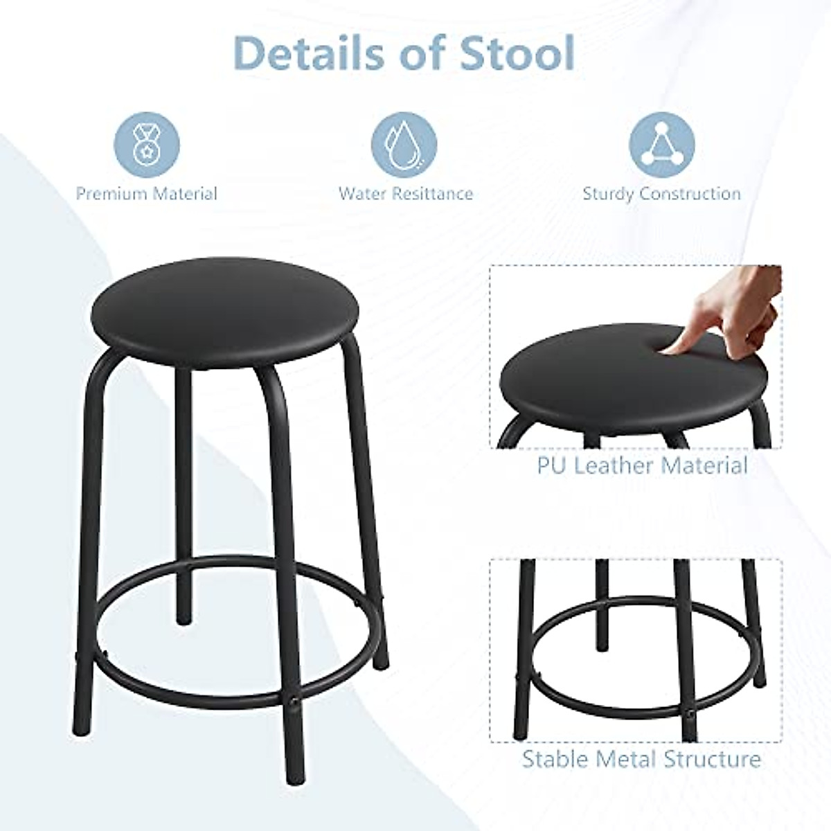 Lamerge Glass Drafting Table with Stool, Drawing Desk for Adults/Artists 2 Storage Drawers,Height Adjustable 0-75° Tilting Home Office, Black (Drafting Table001)