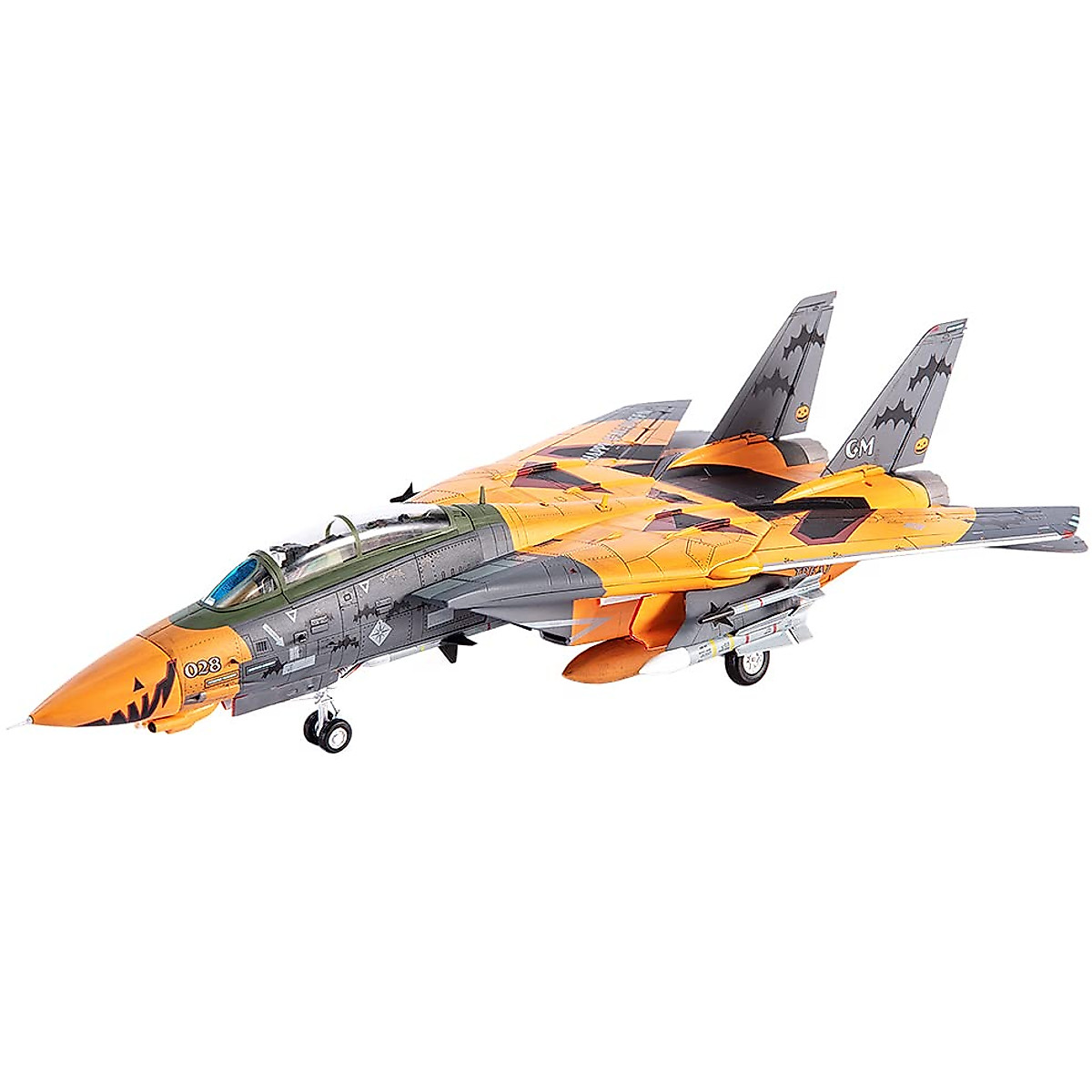 Grumman F-14D Tomcat Fighter Plane Ace Combat Pumpkin Face 1/72 Diecast Model by JC Wings JCW-72-F14-011