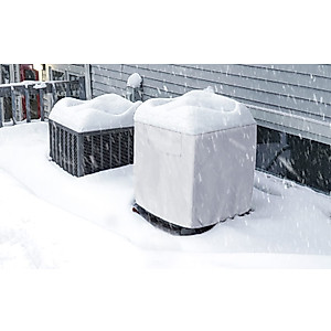 STARTWO Ac Cover for Outside Unit-Heavy Duty Waterproof Durable Air Conditioner Covers for Winter-Windproof Outdoor Carrier Central Air Covers for Outside Units,34Lx34Wx30H Inches