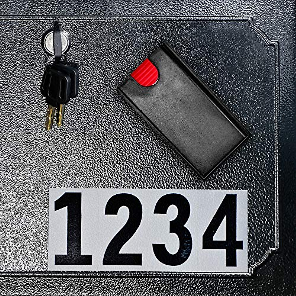 Mail Boss 7172 Townhouse Locking Security Wall Mount Mailbox, Black, Pack of 1