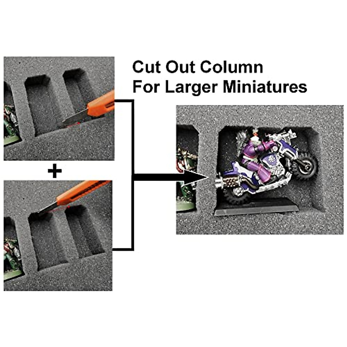 Case Club 134+ Miniature Figurine Hard Shell Carrying Case - Fits Warhammer 40k, DND, Battletech, Citadel & More! This Tabletop Army Travel & Storage Case Will Organize Your D&D and Warhammer Set