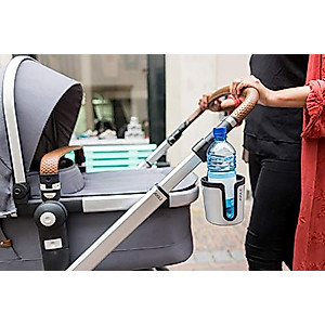 Joolz - Cup Holder - Accessory for Your Stroller - Easy to Attach - Stay Hydrated - Ideal for Travelling - A Must Have Accessory - Simple to Adjust - No-Spill - Silver (Silver)